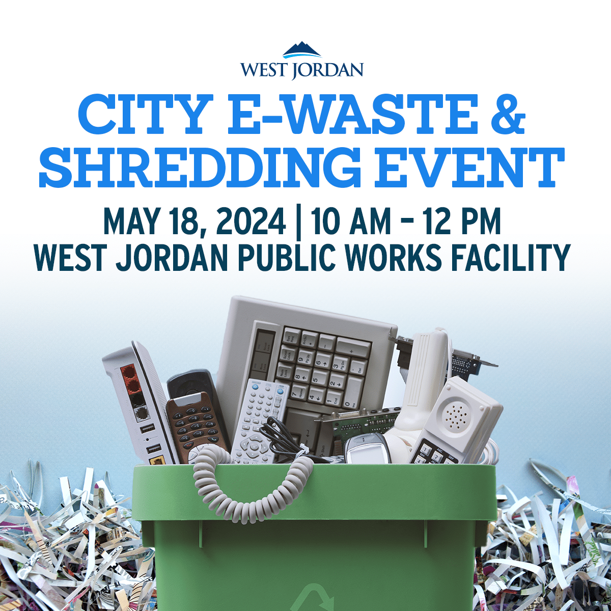 City E-Waste & Shredding Event - Calendar